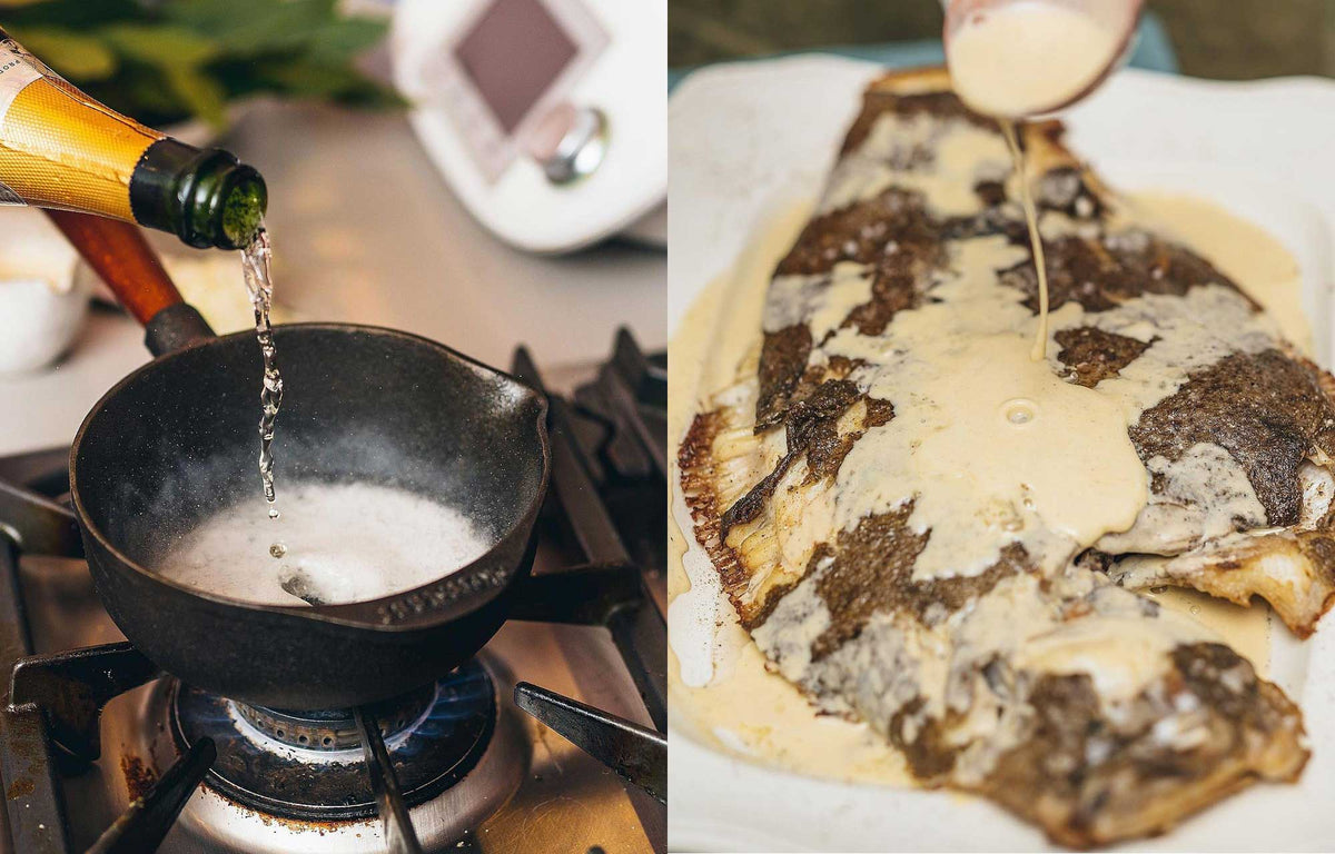 Fresh Brill & Champagne Sauce Recipe – Wright Brothers Home Delivery