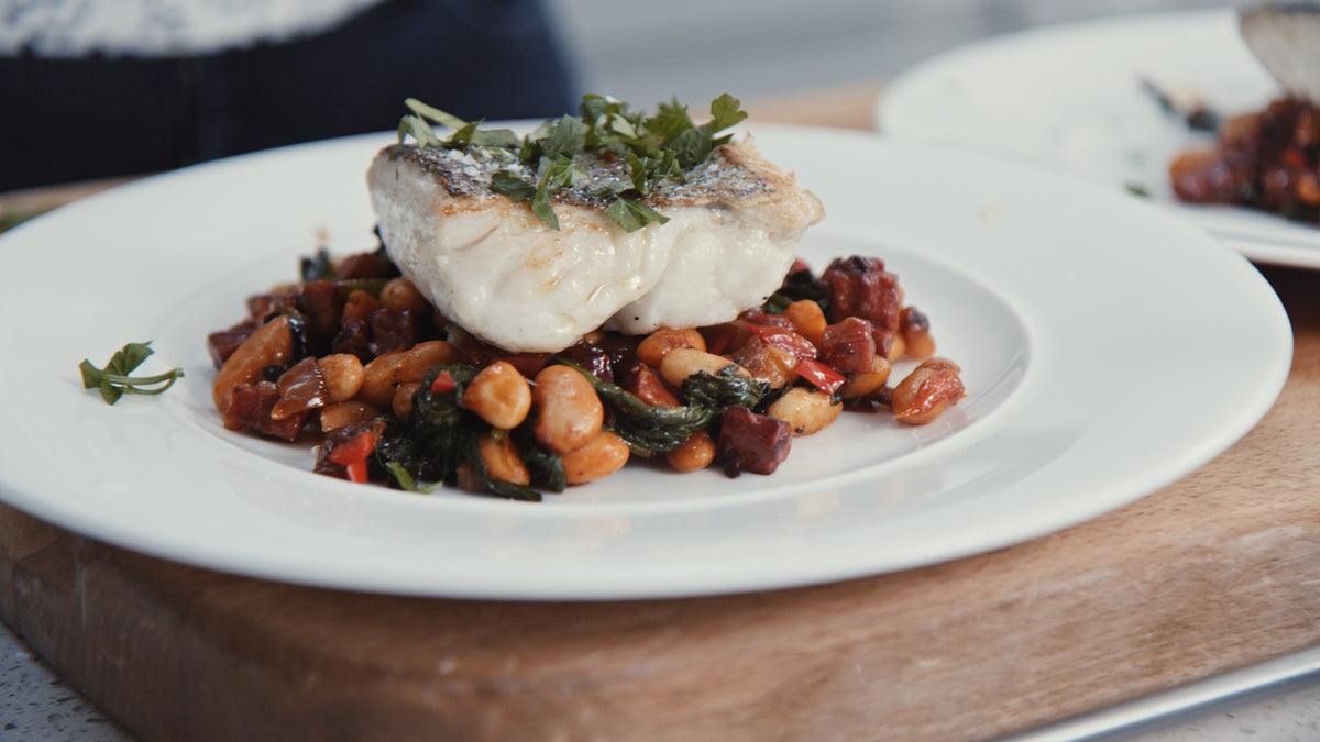 Hake with Beans & Greens Recipe – Wright Brothers Home Delivery
