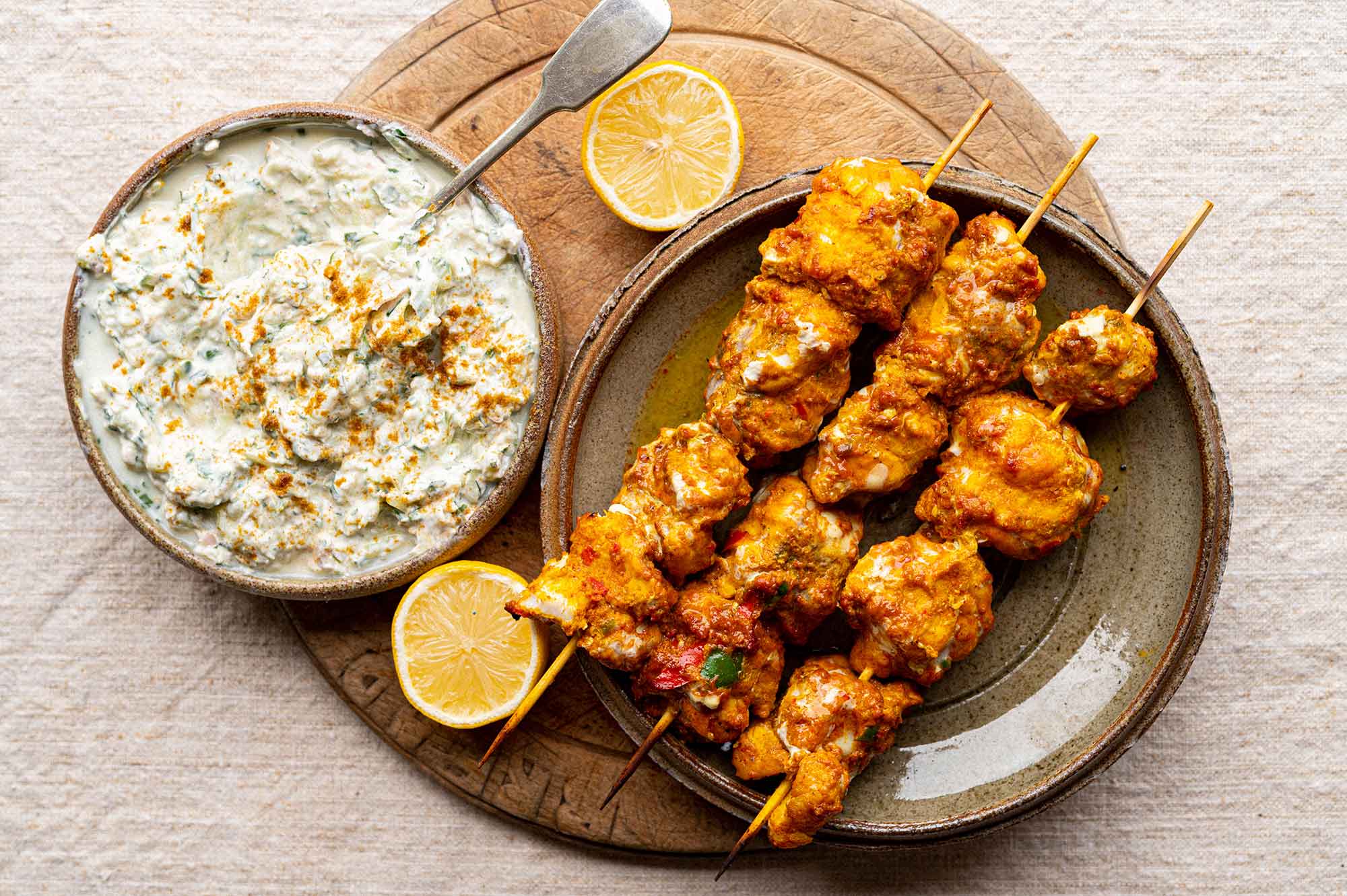 BBQ Curried Monkfish Kebabs Recipe - Wright Brothers Home Delivery