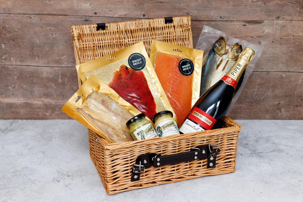 Corporate Gift Hampers - Fish & Seafood Gifts - Wright Brothers Home ...