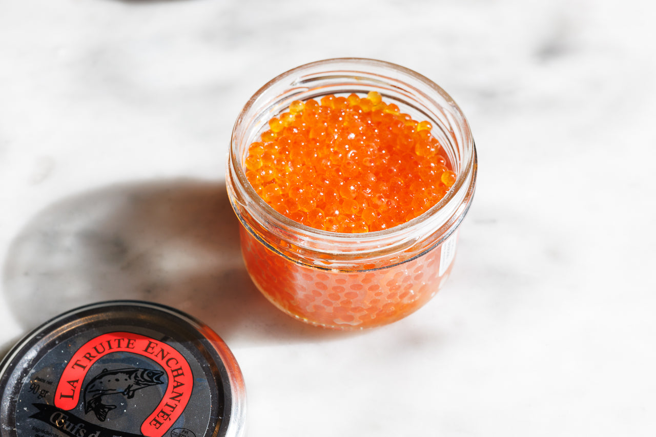 Organic Trout Roe - Fresh Fish Online - Wright Brothers Home Delivery
