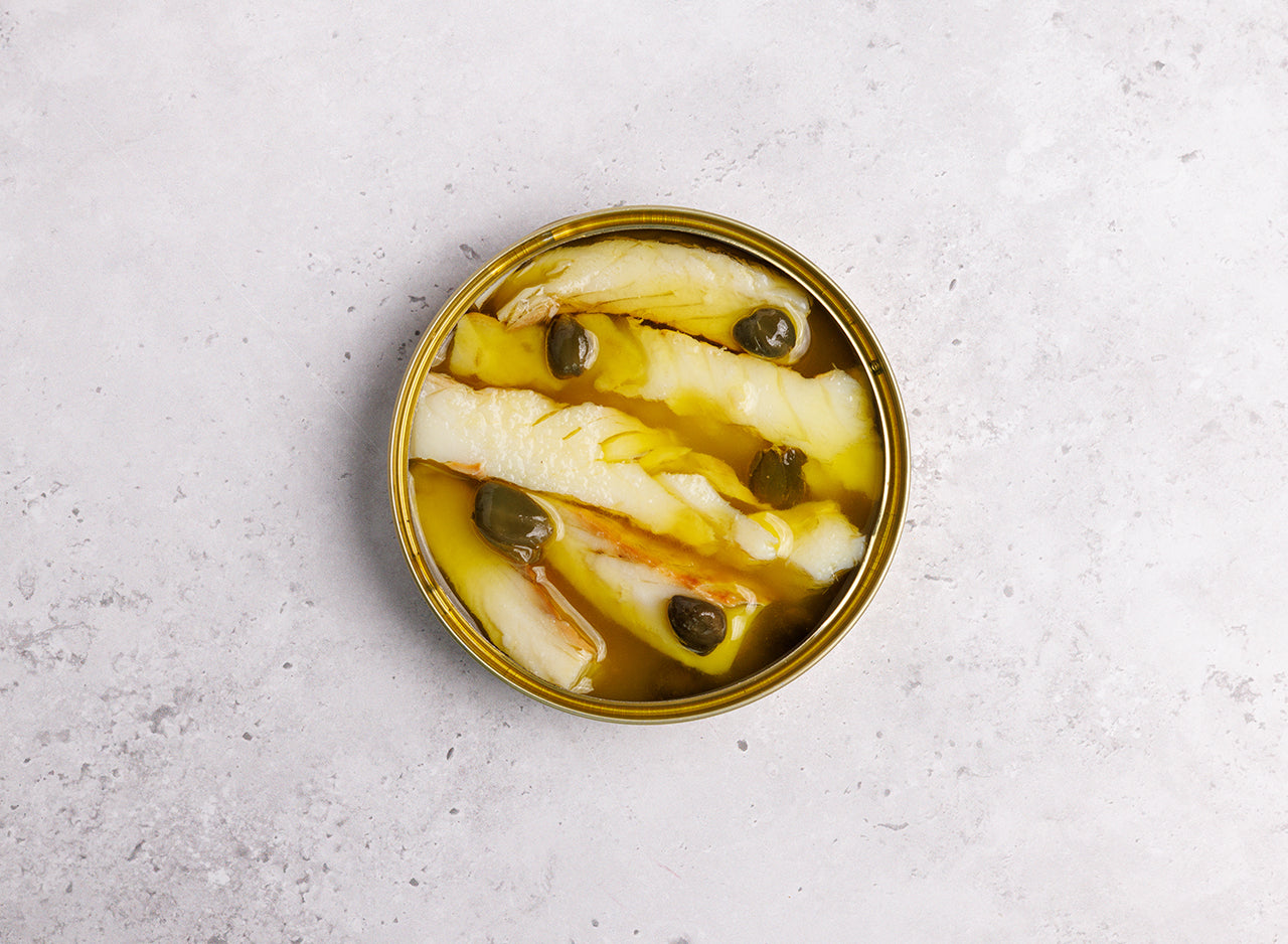 Sea Sisters Hake Rosemary Capers - Tinned Fish - Wright Brothers Home ...