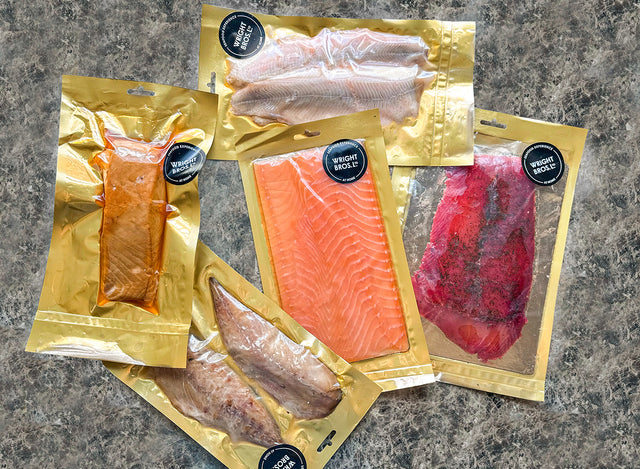 Seafood Box, Prepared Smoked Fish Box– Wright Brothers Home Delivery