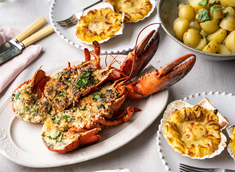 Fresh Cooked Lobster, Large, 600-800g - Wright Brothers Home Delivery