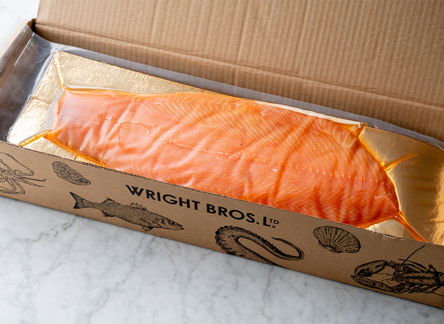 Smoked Side of Salmon Gift Box with Apron - Wright Brothers Home Delivery